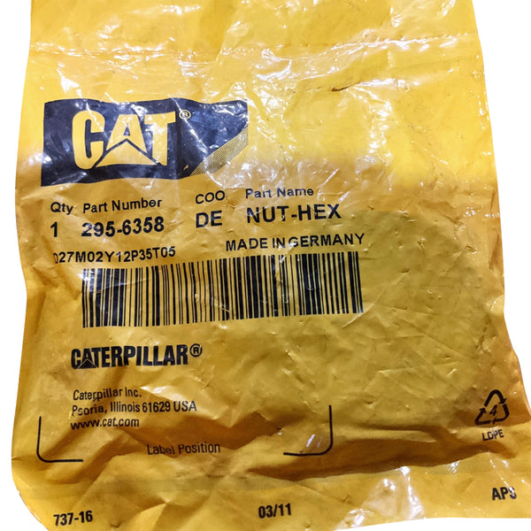 Buy 295-6358 - M28 x 1.5mm Hex Nut | IndustrialStop