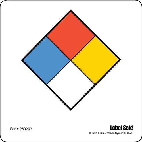 Buy Oil Safe 289203 NFPA Label - Adhesive - 3.25" x 3.25" | IndustrialStop