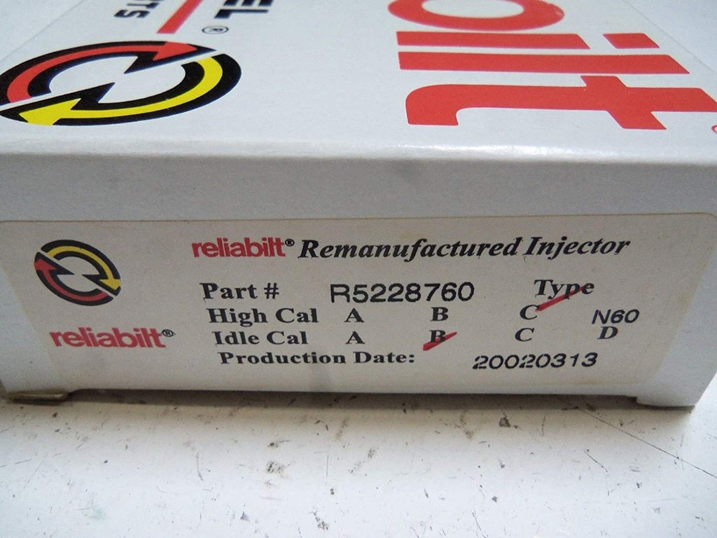 Buy Reliabilt Detroit Diesel R5228760 N60 Fuel Injector | IndustrialStop