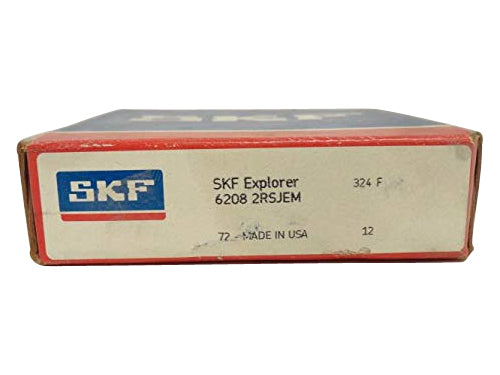 Buy SKF 6208 2RSJEM Single Row Sealed Deep Groove Radial Ball Bearing ...